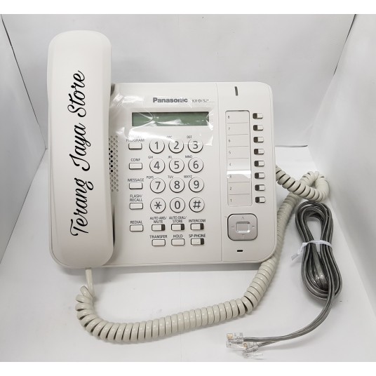 Jual Telepon Digital Panasonic KX-DT521 Telepon Key Master Pabx (Putih) | Shopee Indonesia