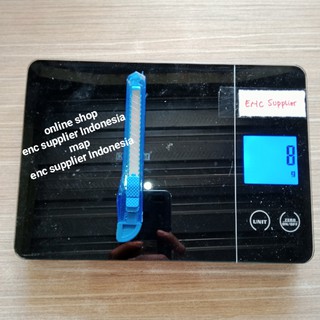 Jual fancy 1 buah pisau cutter kecil renteng pemotong kertas silet ...