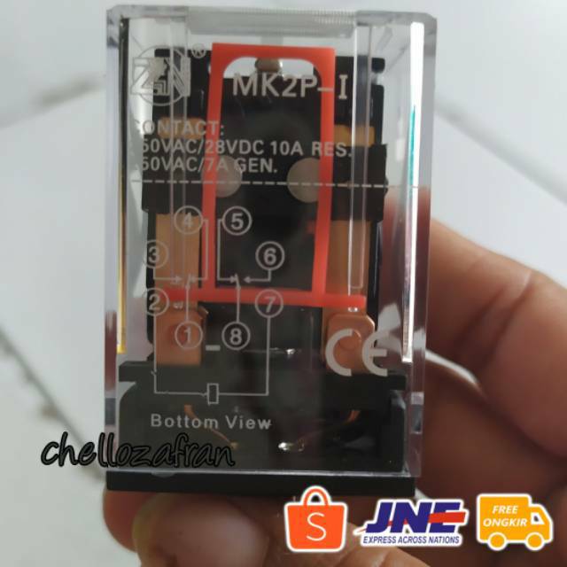 Jual New Trend! Relay Omron 8kaki 8 kaki / Socket Bulat AC 220v 220 v ...