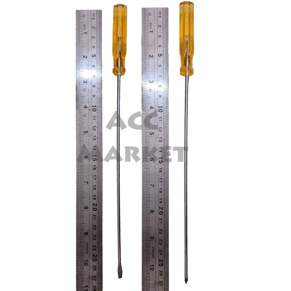 Jual Obeng Mini Panjang Plus Min Lancip Kurus Angin Karburator | Shopee ...