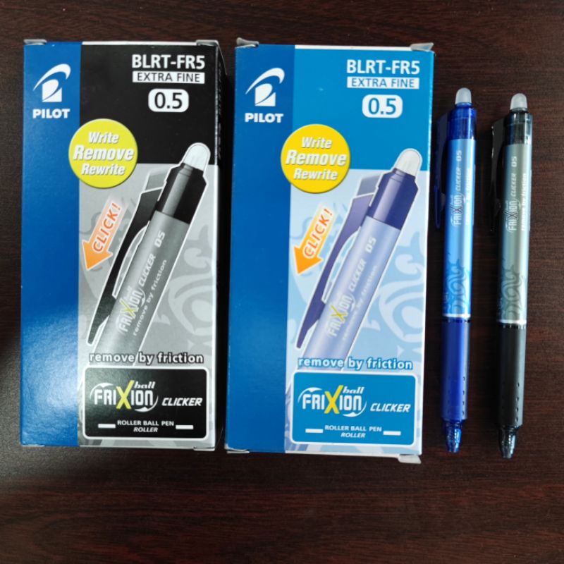 Jual PULPEN / PEN FRIXION PILOT 0.5 ( TINTA BISA DIHAPUS ) HITAM / BIRU | Shopee Indonesia