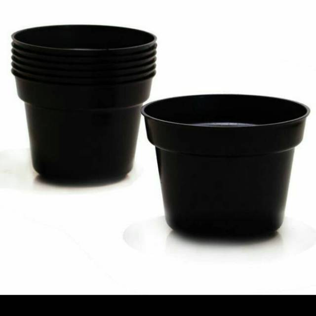 Jual Pot ukuran 20 cm hitam | Shopee Indonesia