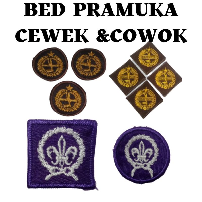 Jual BEDGE / BED PRAMUKA TUNAS KELAPA ,WOSM PUTRA & PUTRI | BED SERAGAM SEKOLAH PRAMUKA | Shopee ...