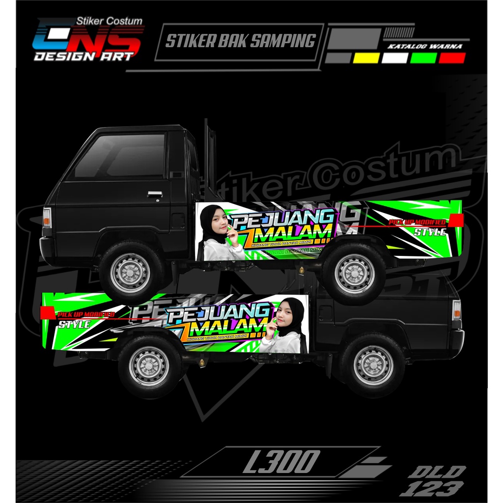 Jual Stiker Bak Samping Pick Up L300 Stiker Vinyl Custom Stiker Variasi ...
