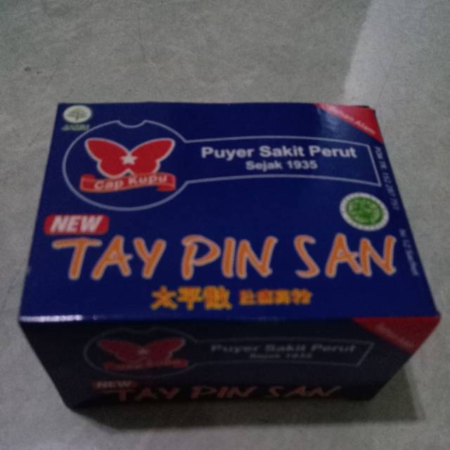Jual Tay Pin San Bubuk isi 12 sachet - obat sakit perut dan kembung ...