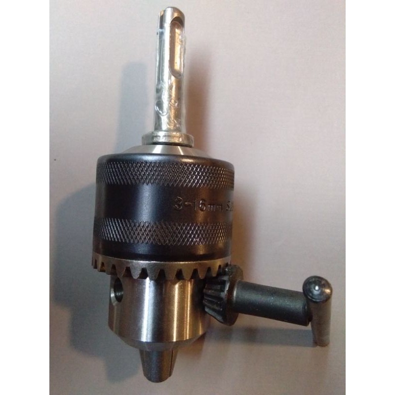 Jual kepala bor / chuck drill set ukuran 3mm-16mm adaptor model sds ...