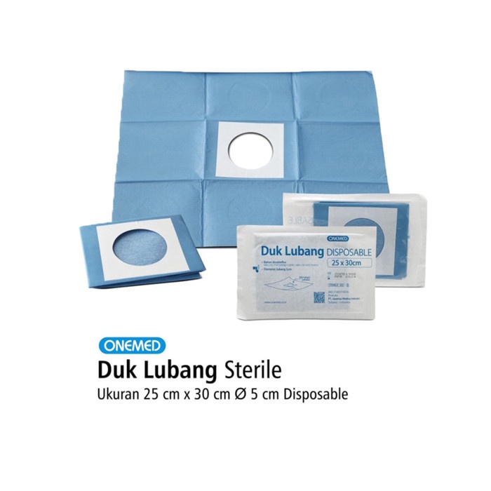 Jual Duk Lubang Medis Operasi Steril Disposable Sekali Pakai Onemed ...