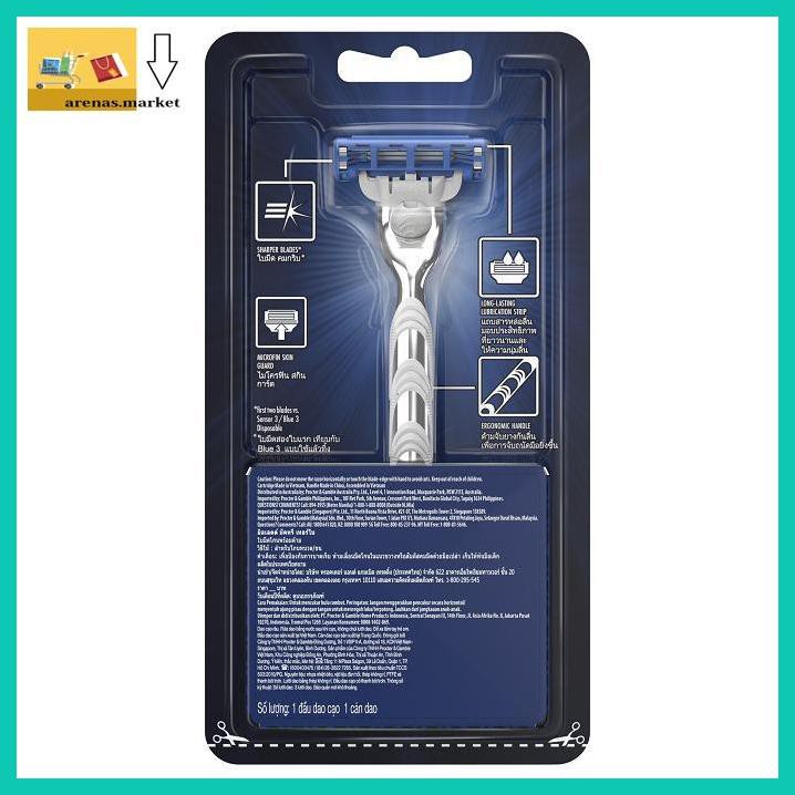 Jual E5Wft5E- Gillette Mach 3 Turbo Alat Cukur Razor Pisau Cukur ...
