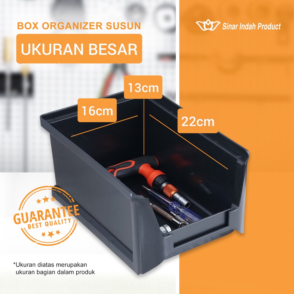 Jual Rak Susun Plastik dapat 4pcs ukuran 22 x 16 x 13cm Mono Rako ...