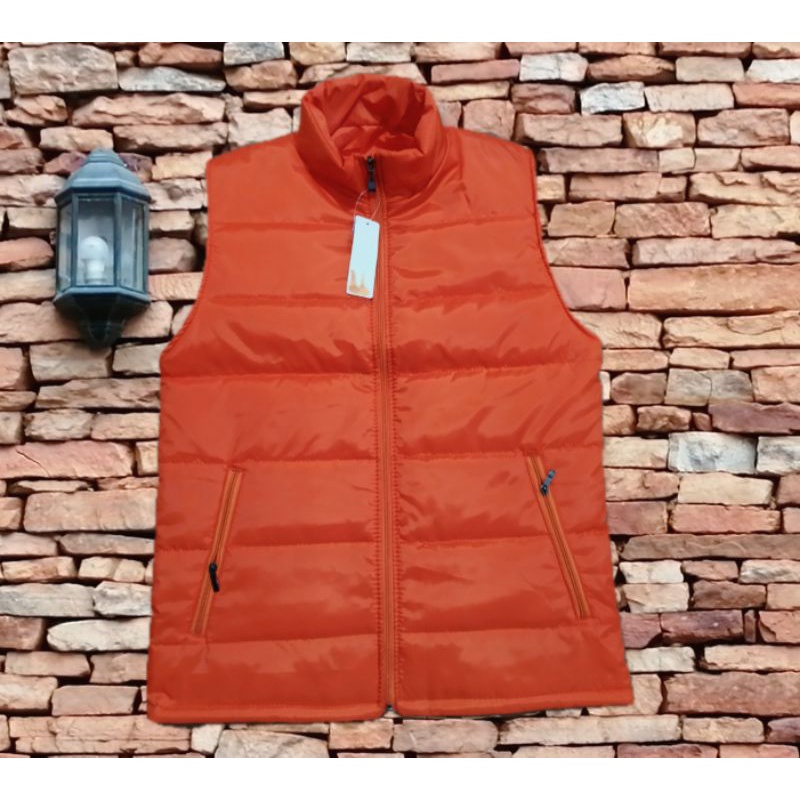Jual jaket rompi oren shopee jacky polos | Shopee Indonesia
