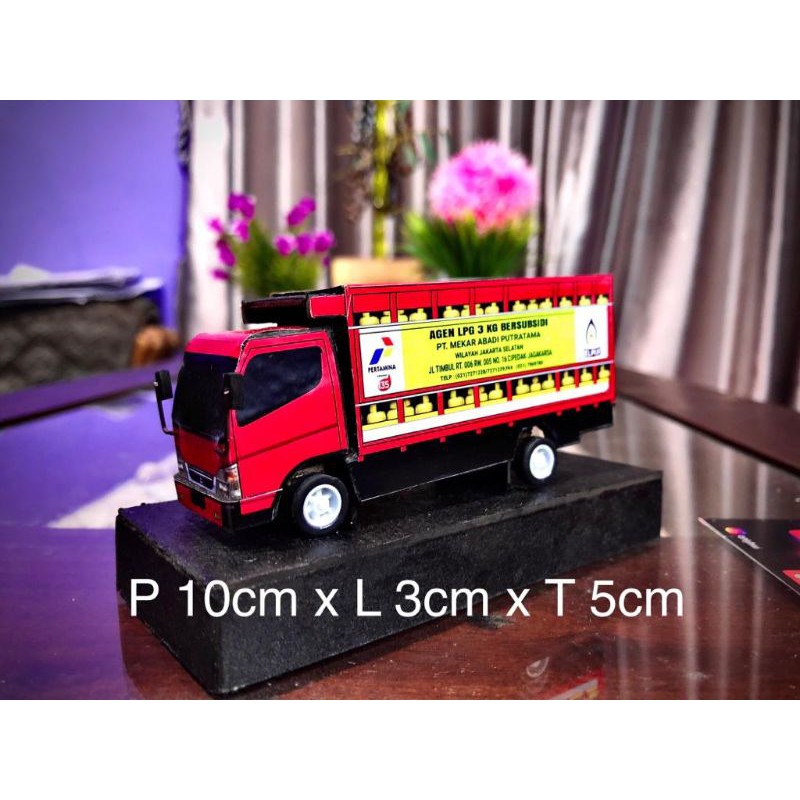 Jual Miniatur Truk LPG Pertamina Kecil Skala Hotwheels (1:64) By Tiwi ...
