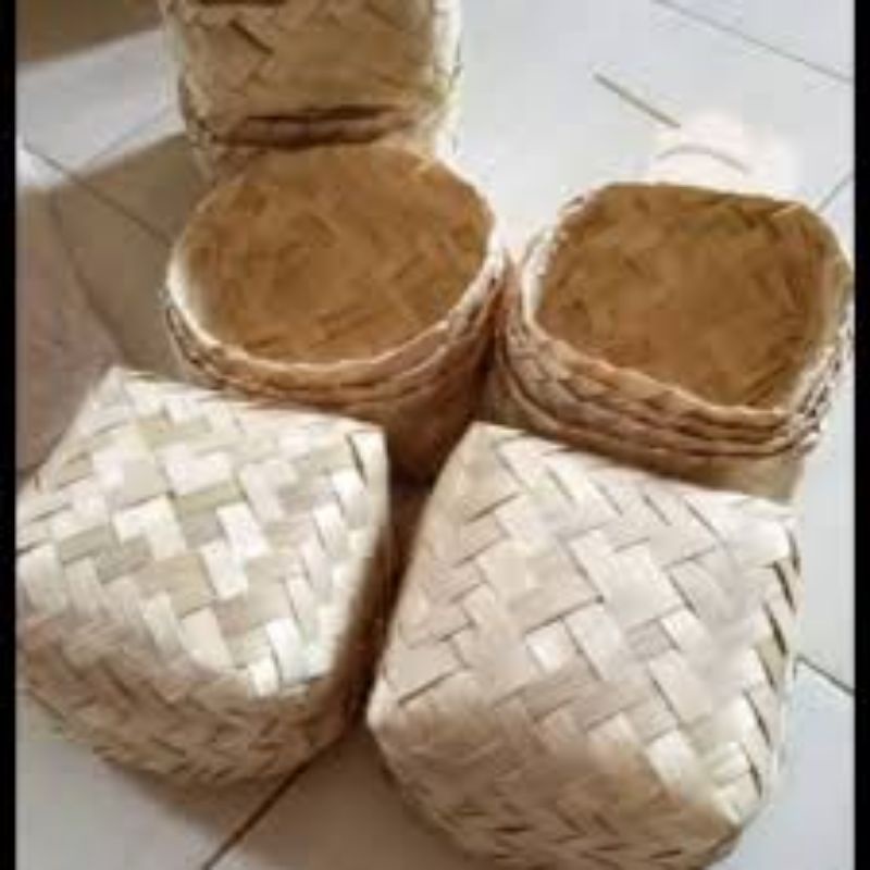 Jual besek bambu | tompo | piti | packing telor asin Simple aman ...