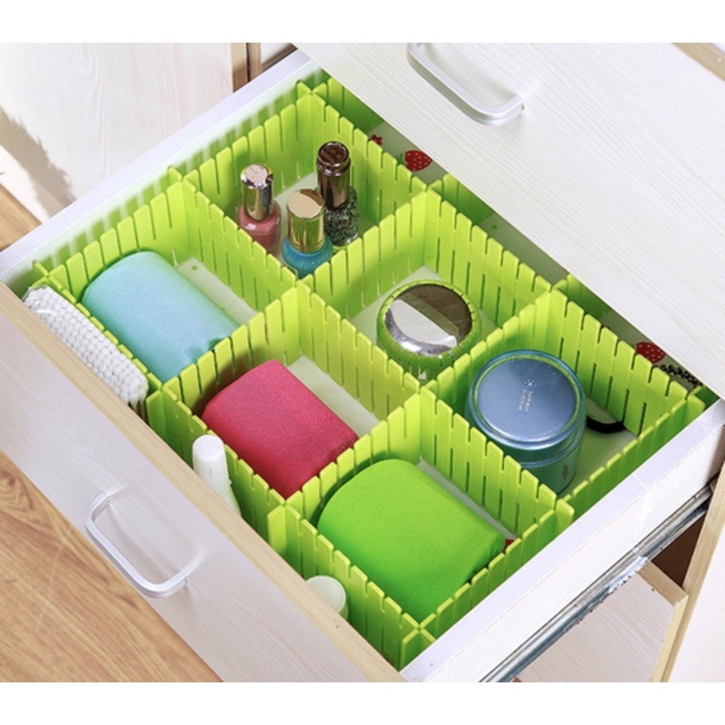 Jual Sekat Laci Organizer Pemisah Pembatas Kotak Lemari 1 Set isi 4 ...