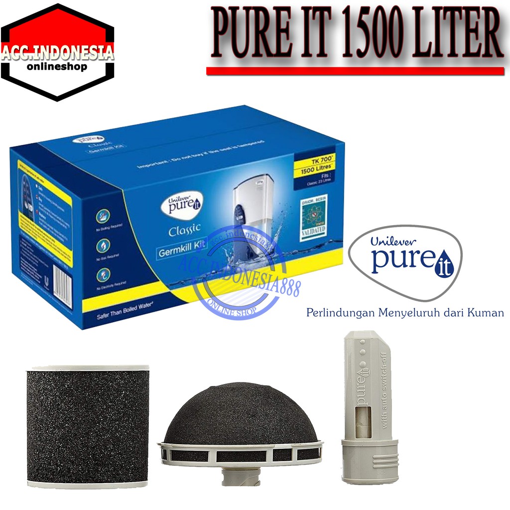 Jual Filter Germkill Unilever PureIt GKK Classic 1500 Liter GKK1500L ...