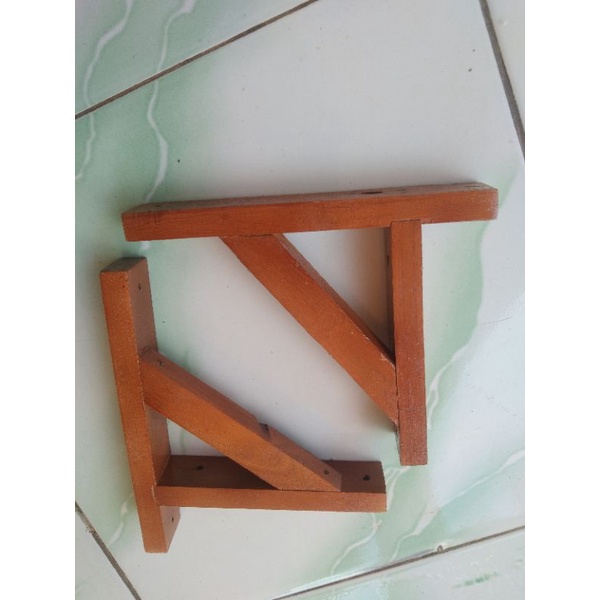 Jual SIKU KAYU AMBALAN/SIKU RAK DINDING | Shopee Indonesia