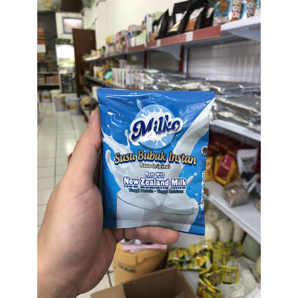 Jual Susu Bubuk Instant Full Cream Milk Powder Milko New Zealand 27gr ...
