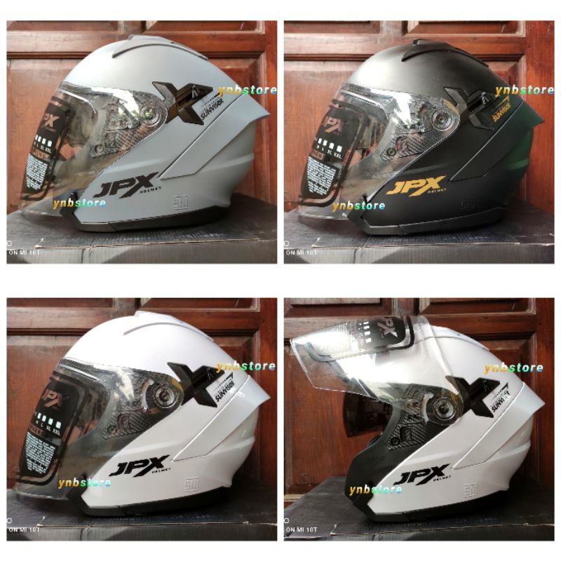 Jual Helm JPX NOVA X Solid Double Visor All Colour | JPX NOVA-X Terbaru City Helmet | Shopee ...
