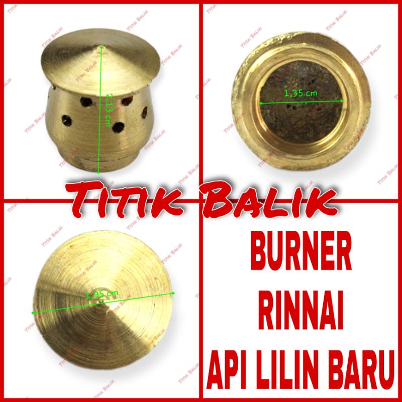 Jual Burner Rinnai Api Lilin Model Baru / Kuningan Kompor Gas Tengah ...
