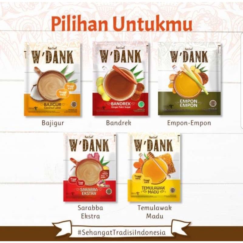 Jual Nutrisari wedang bajigur coconut latte | wedank Bandrek | w'dank ...