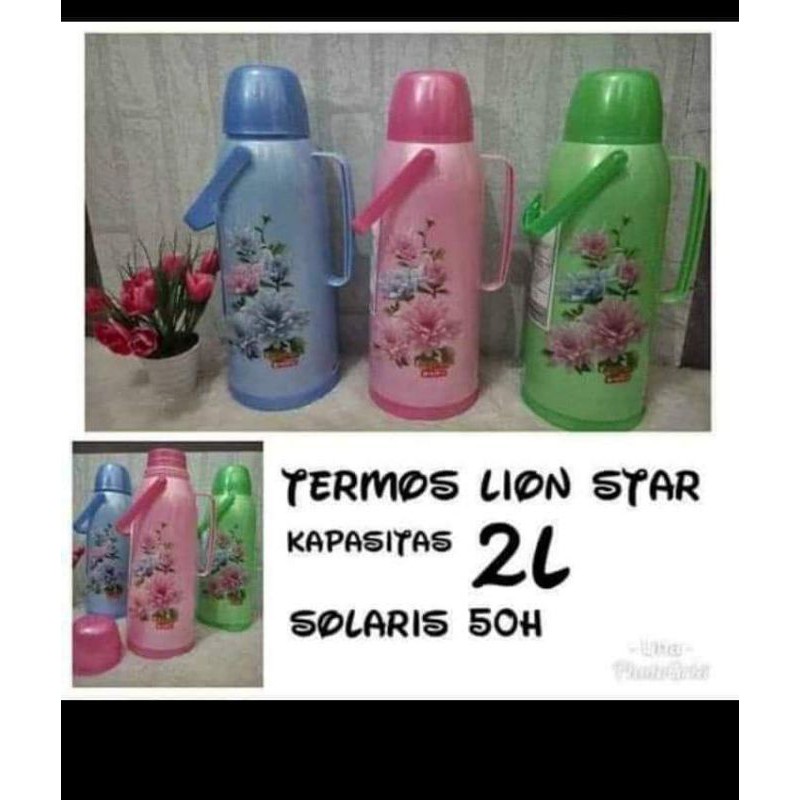 Jual Termos lion star / termos air panas solaris / termos solaris 2 liter | Shopee Indonesia