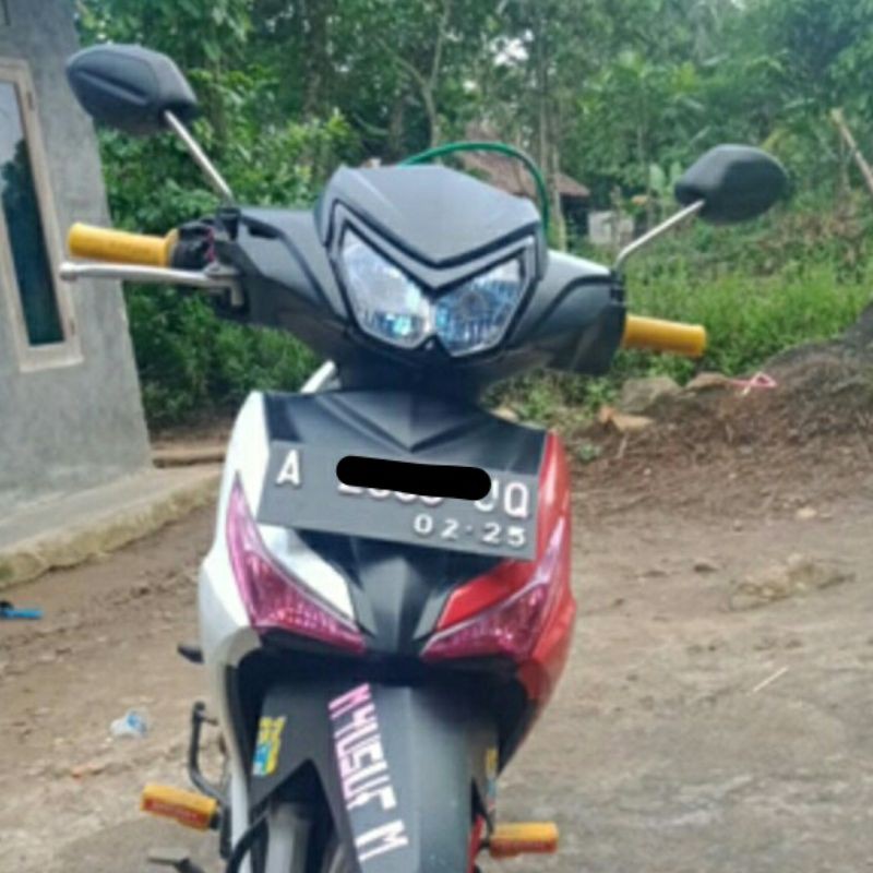 Jual Cover headlamp honda supra x 125 fi injeksi lis lampu topeng kedok ...