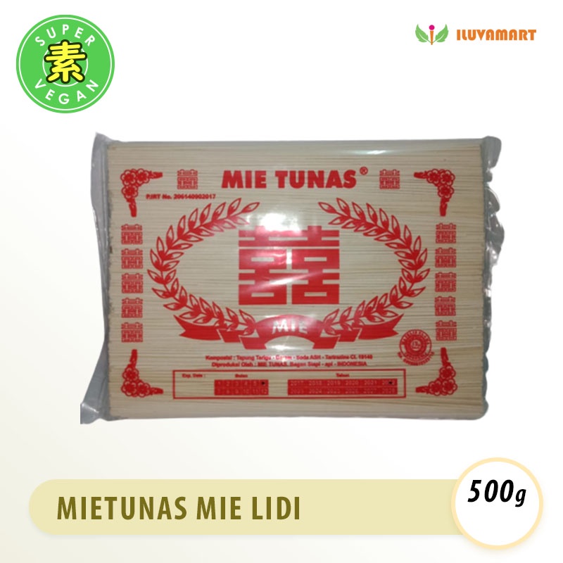 Jual Tunas MIE LIDI 500g Mi Lidi Bagan Vegan | Shopee Indonesia