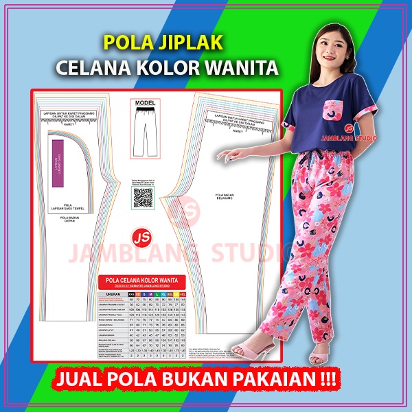 Jual Pola Jiplak Celana Kolor Wanita 9 in 1 [ JP 065 ] | Rotsa.Id | Shopee Indonesia