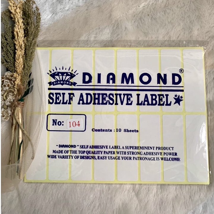 Jual Label 104 Sticker Undangan (160 label) 2,3 x 7,6 cm / Label Stiker ...