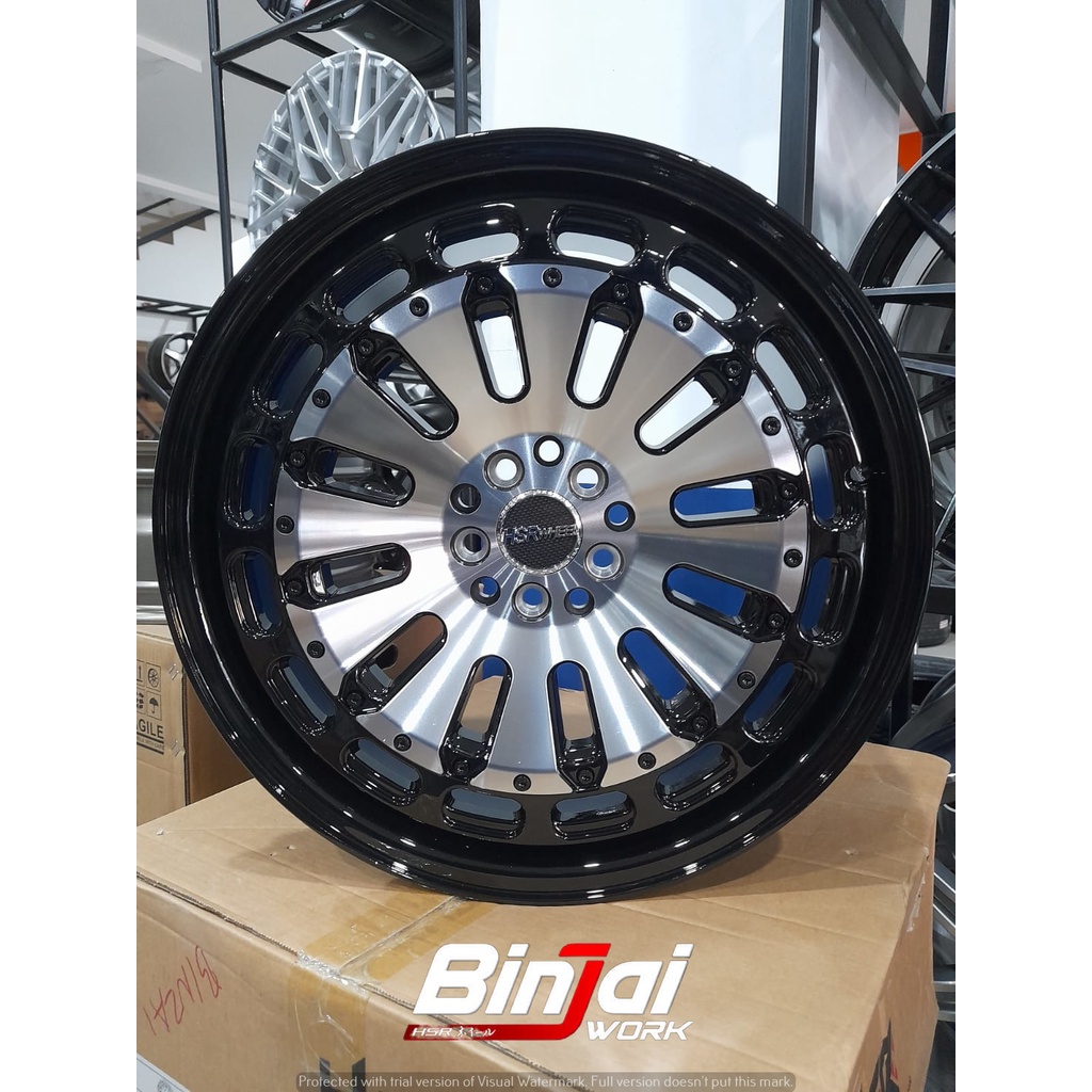 Jual Velg Mobil Ring 18 Rally Look Alphard Xpander Rush CRV MYTH07 HSR ...