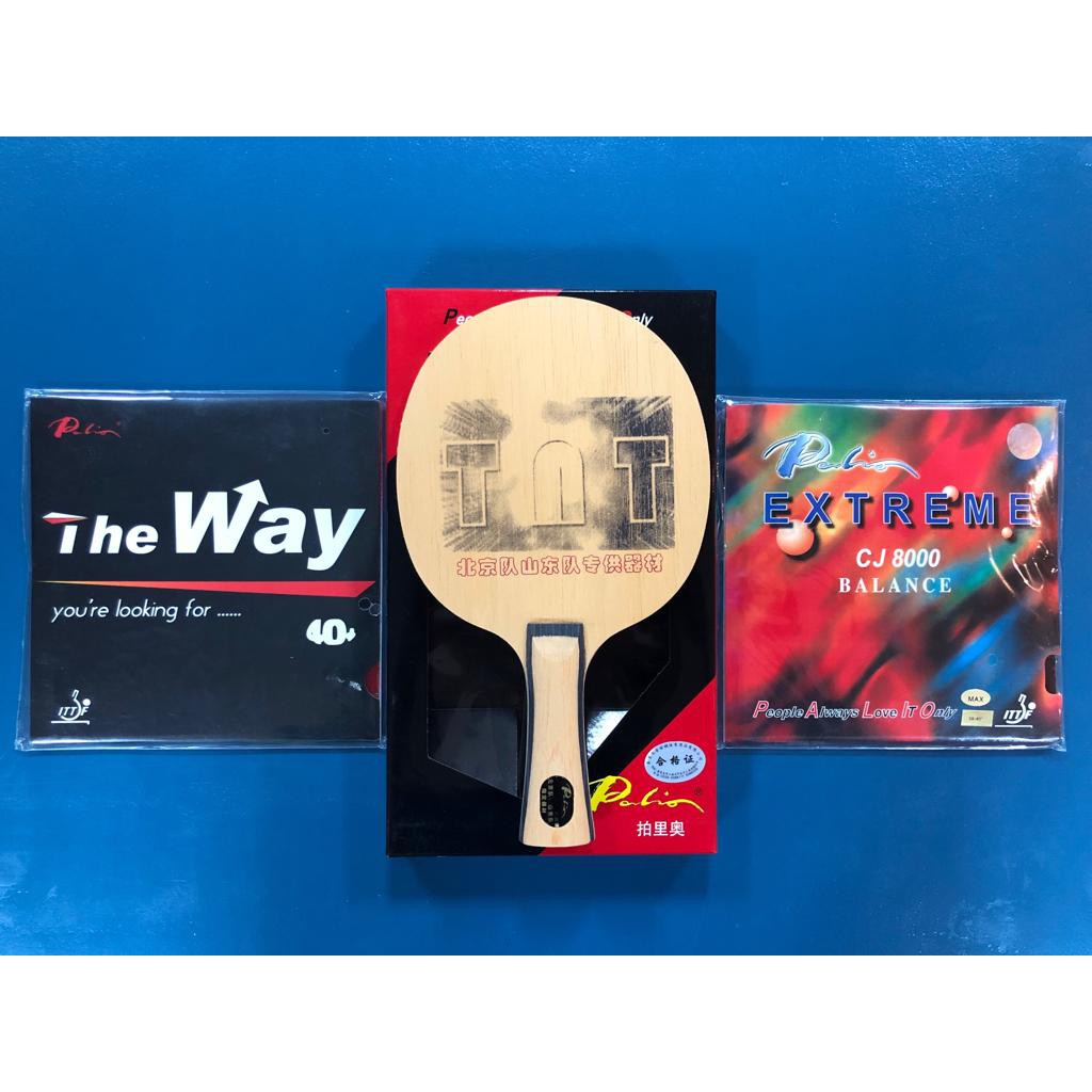 Jual Setup Tenis Meja Pingpong Palio TNT The Way 40+ Extreme CJ8000 ...