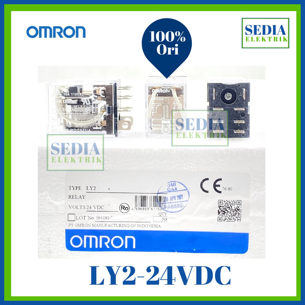 Jual Relay Omron LY2-24VDC LY2 24VDC | Shopee Indonesia