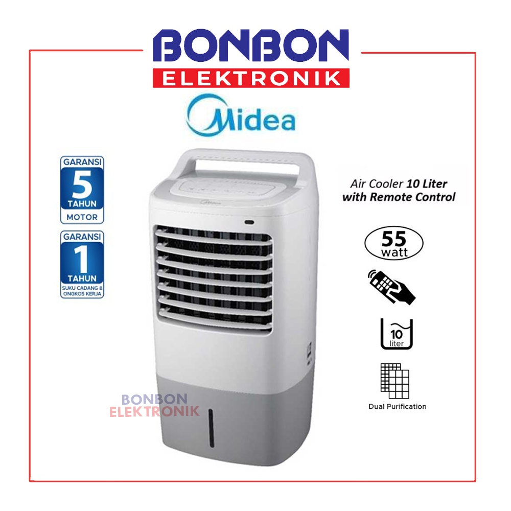 Jual Midea Air Cooler 10 Liter AC120-16AR 55 Watt / AC120 16AR | Shopee ...