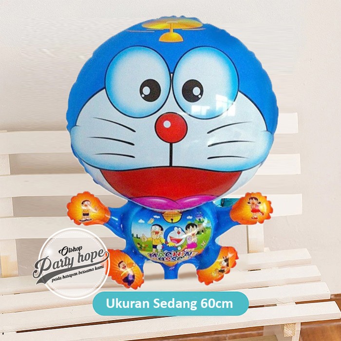 Jual Balon Foil Plastik doraemon / Balon doraemon Plastik / karakter ...