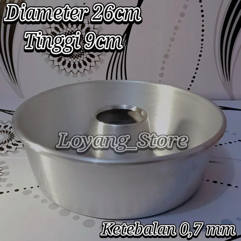 Jual LOYANG TULBAN PRESS UKURAN 10 12 14 16 18 20 22 24 26 28 CM CETAKAN KUE BOLU ANTI LENGKET ...