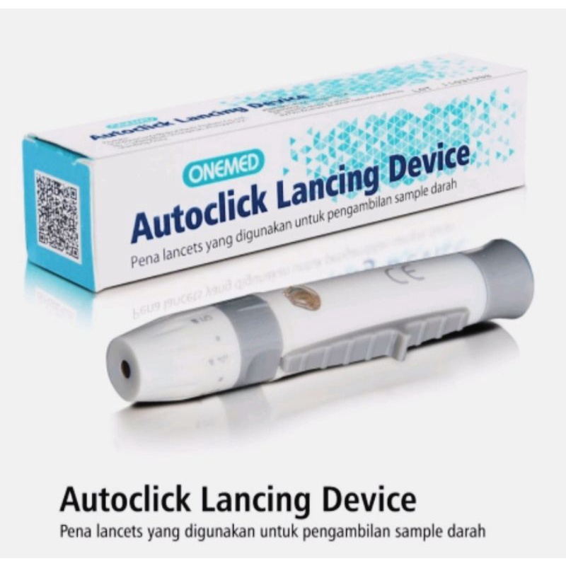 Jual Pen Lancet Lancing Autoclick Lancets Onemed | Shopee Indonesia