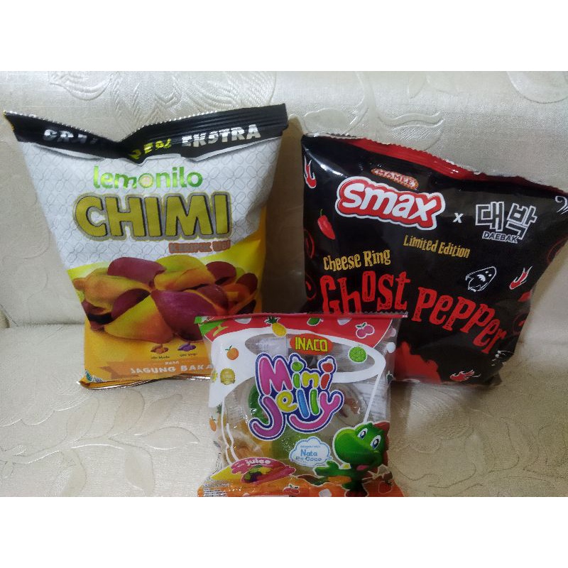 Jual LEMONILO CHIMI + SMAX GHOST PEPPER + INACO MINI JELLY ISI 5 ...