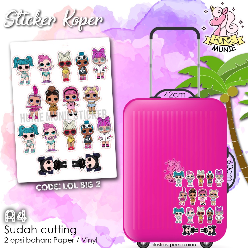 Jual Sticker Koper - LOL Surprise BIG #2 Stiker | Shopee Indonesia
