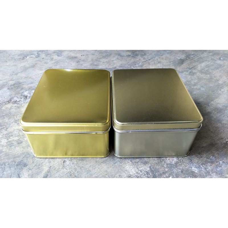 Jual KALENG KOTAK 17 x 14 x 9 GOLD MUDA | Shopee Indonesia