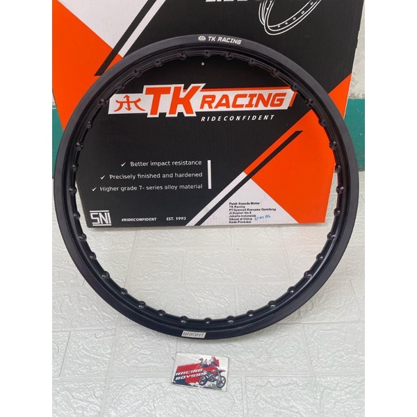 Jual Velg Almunium TK Racing Ring 17 140 Hitam Bright Original | Shopee ...
