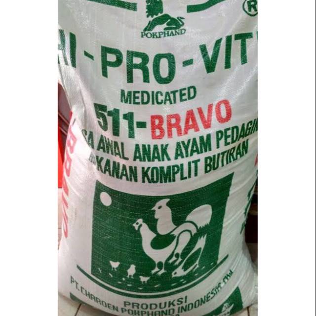 Jual PAKAN AYAM 511 @1 Kg - Pokphand 511B PAKAN AYAM PROTEIN TINGGI 511 ...