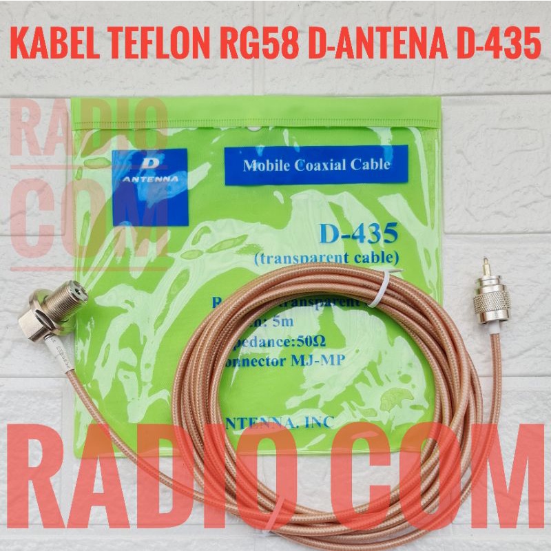 Jual KABEL TEFLON ANTENA MOBIL D-ANTENA D-435 KABEL RG58 TEPLON ANTENA MOBIL / KABEL RADIO RIG ...