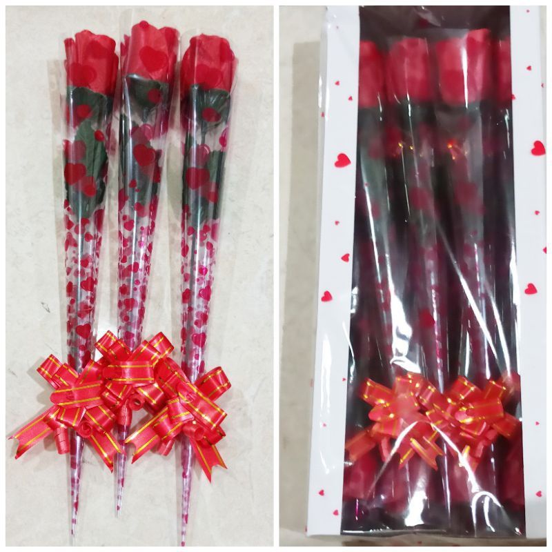 Jual Bunga Mawar Plastik Kado Valentine Hari Ibu | Shopee Indonesia