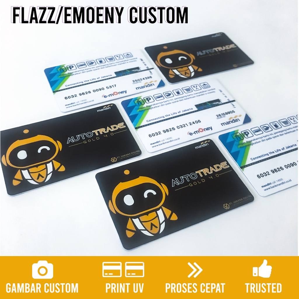Jual EMONEY PRINT CUSTOM, CUSTOM EMONEY DUA SISI, CUSTOM EMONEY ID-CARD ...