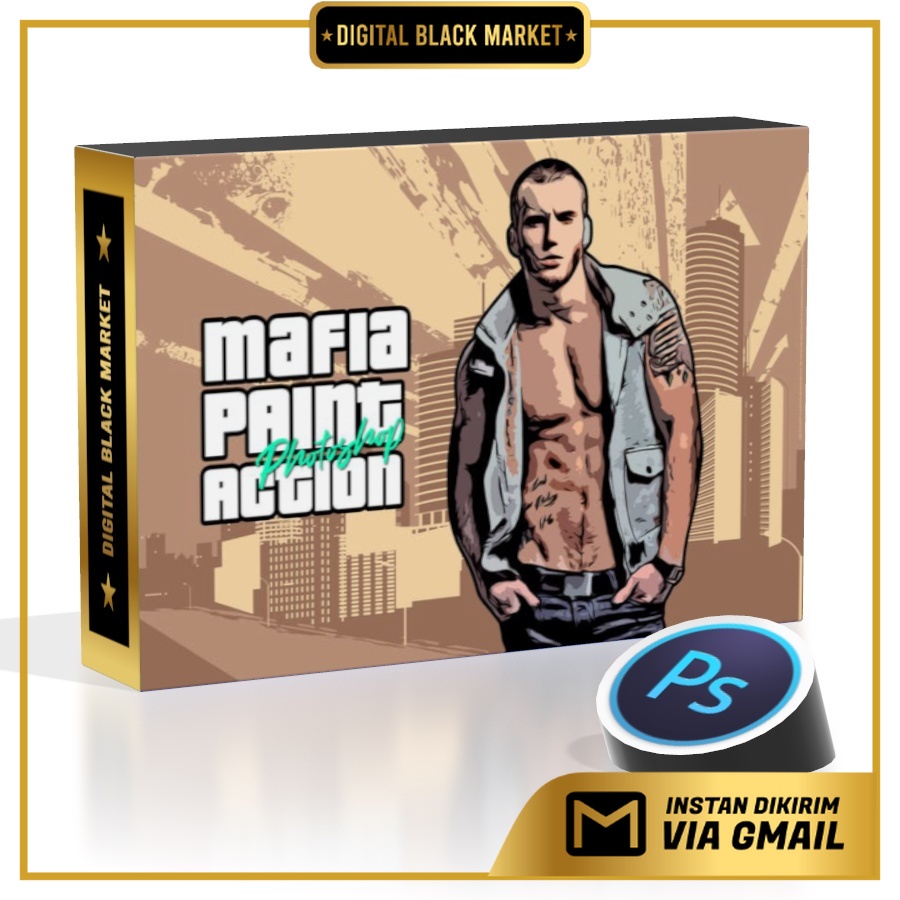 Jual Mafia Painting Art Cs6 Cc - Photoshop Action | Shopee Indonesia