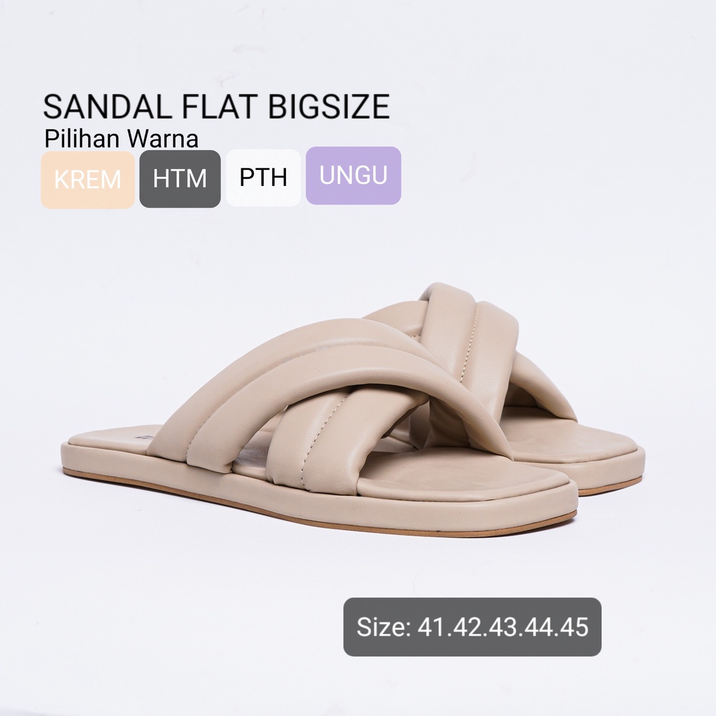 Jual Sendal teplek wanita silang model viral / biv size 41,42,43,44,45 ...