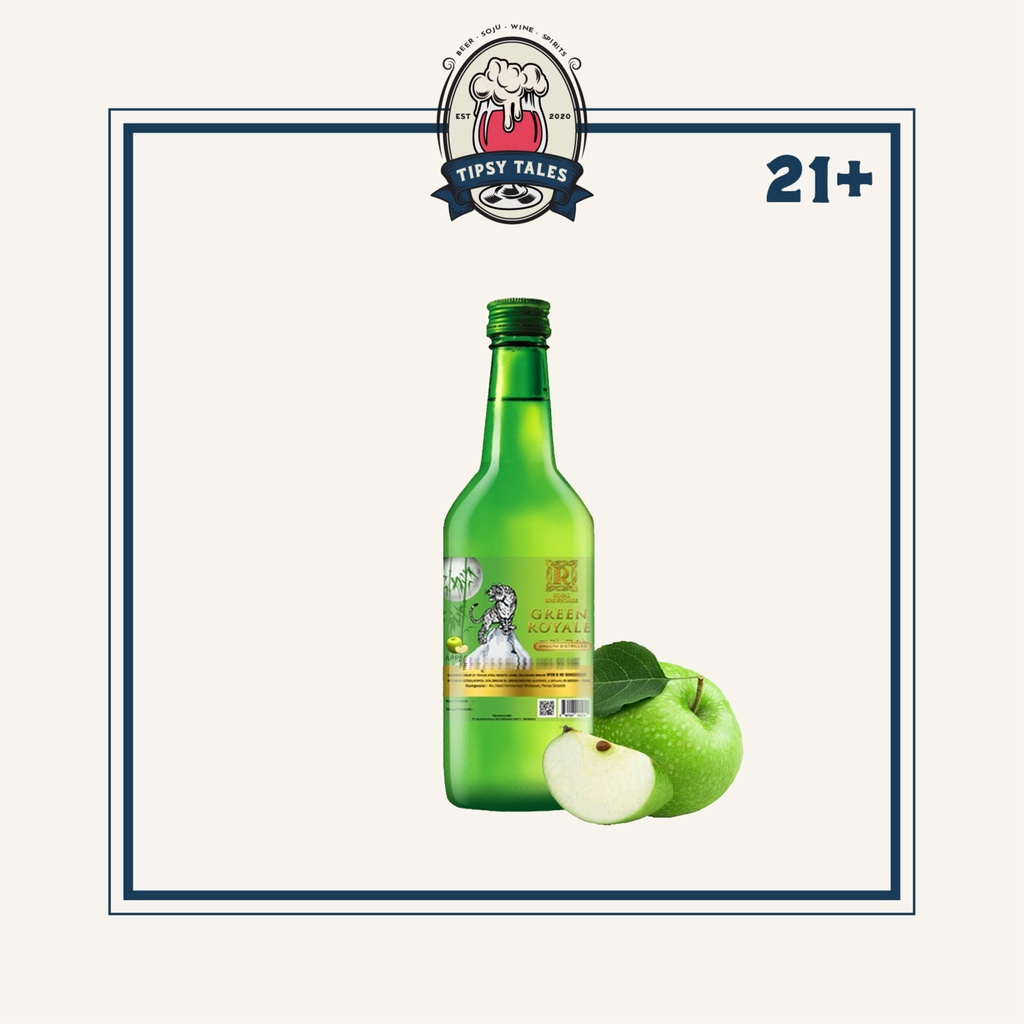 Jual Royal Brewhouse Green Royale Apple Apel Soju 350ml | Shopee Indonesia