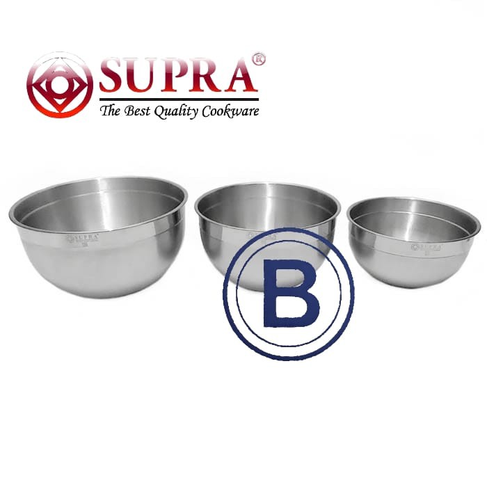 Jual Supra Mixing Bowl Baskom Mangkok Besar Adonan Kue Aluminum ...
