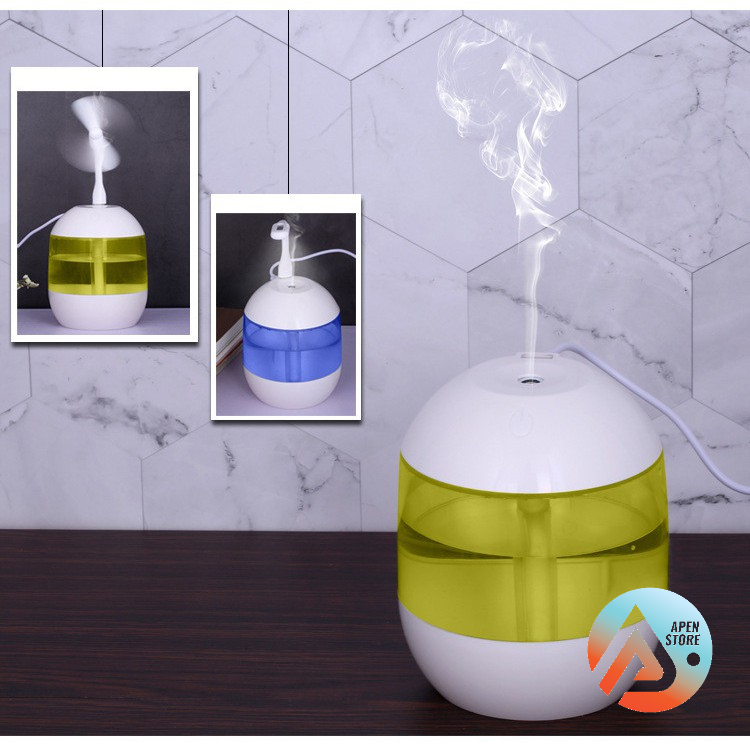 Jual DIHAPUS 3 IN 1 Humidifier 700ML + Lampu LED + Kipas USB Diffuser Difuser Disfuser Barang ...