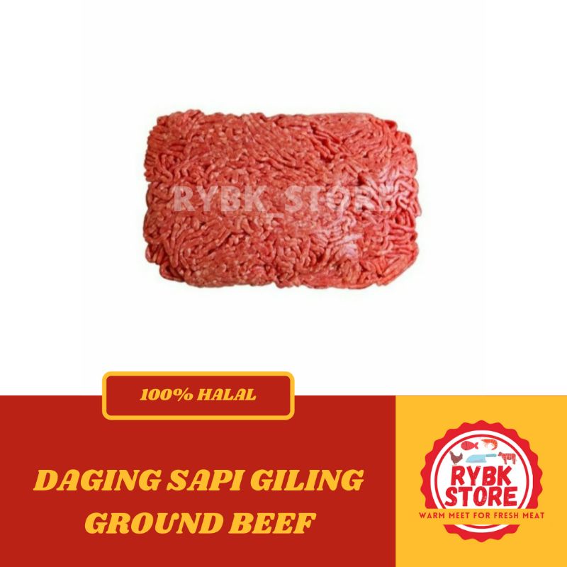Jual DAGING GILING SAPI / MINCED BEEF / GROUND BEEF 500g | Shopee Indonesia
