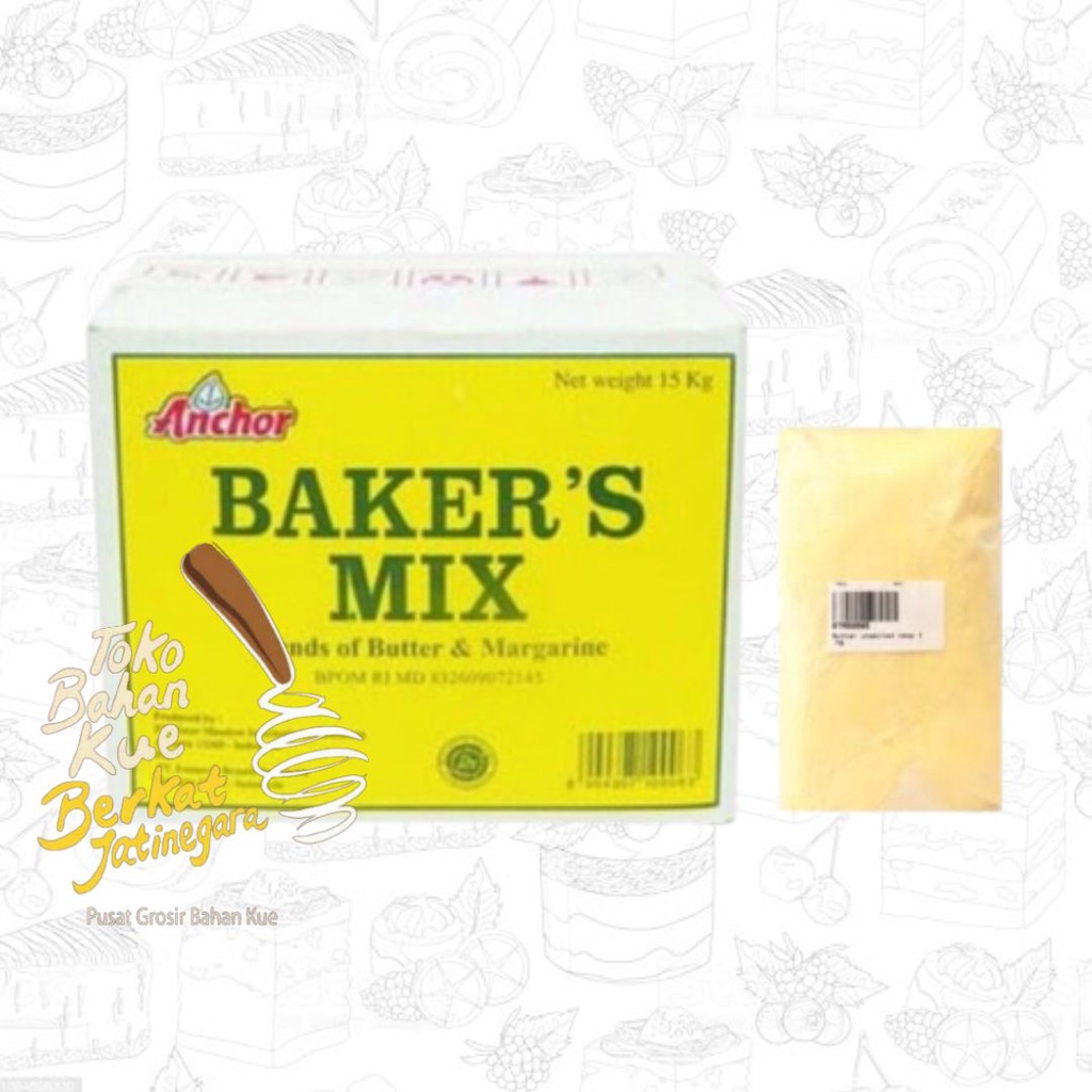 Jual ANCHOR BAKERS MIX BUTTER BLEND 250 GR / BAKER CAMPURAN MENTEGA ...